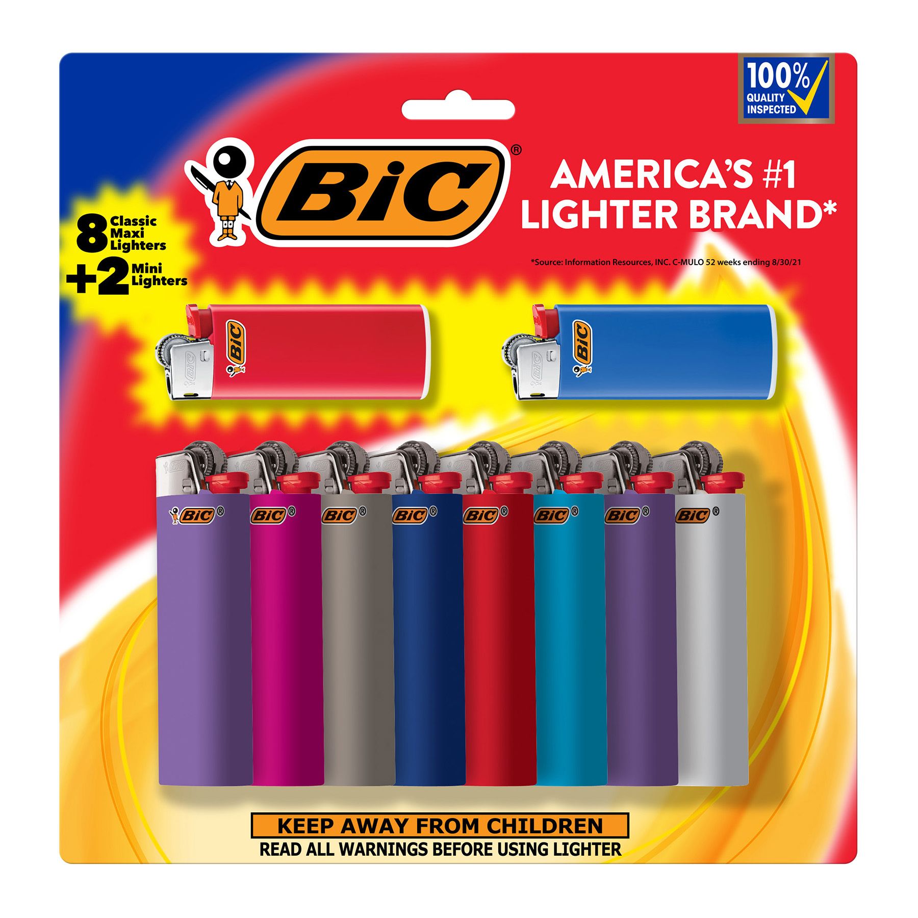 BIC Pocket Lighters Variety Pack 10 ct