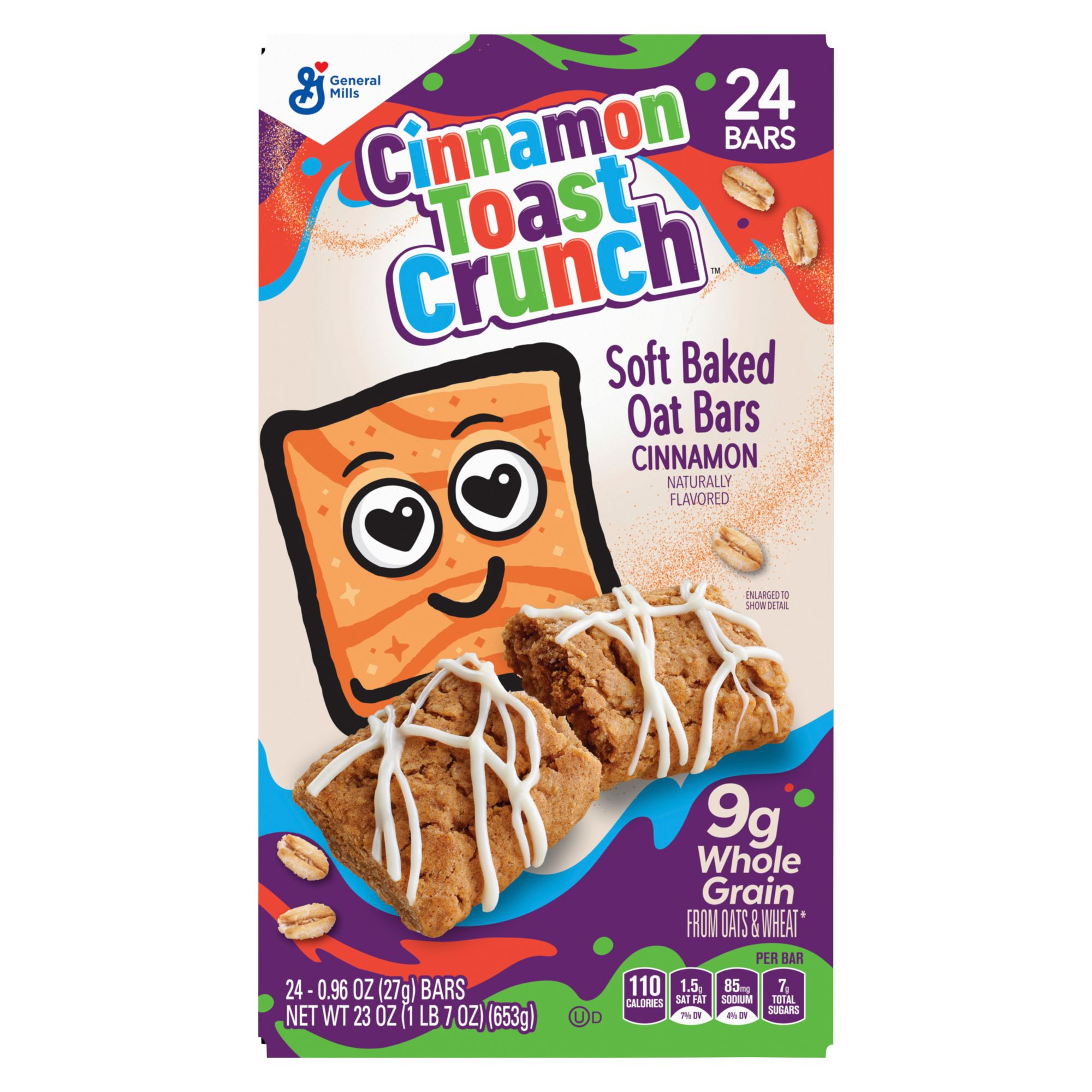 Cinnamon Toast Crunch Soft Baked Oat Bars, 24 pack