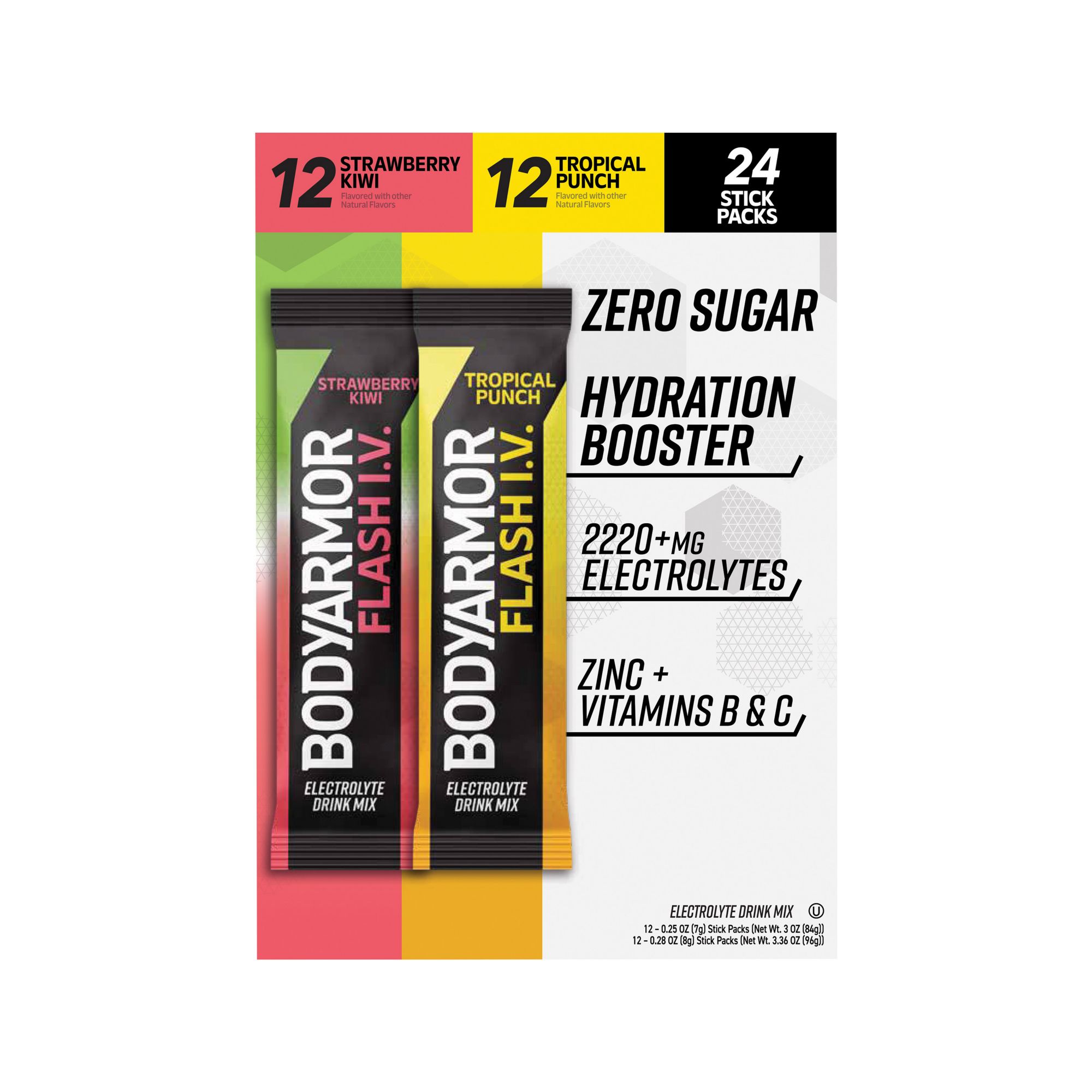 Bodyarmor Electrolyte Drink Mix Sticks Variety Pack 24 ct