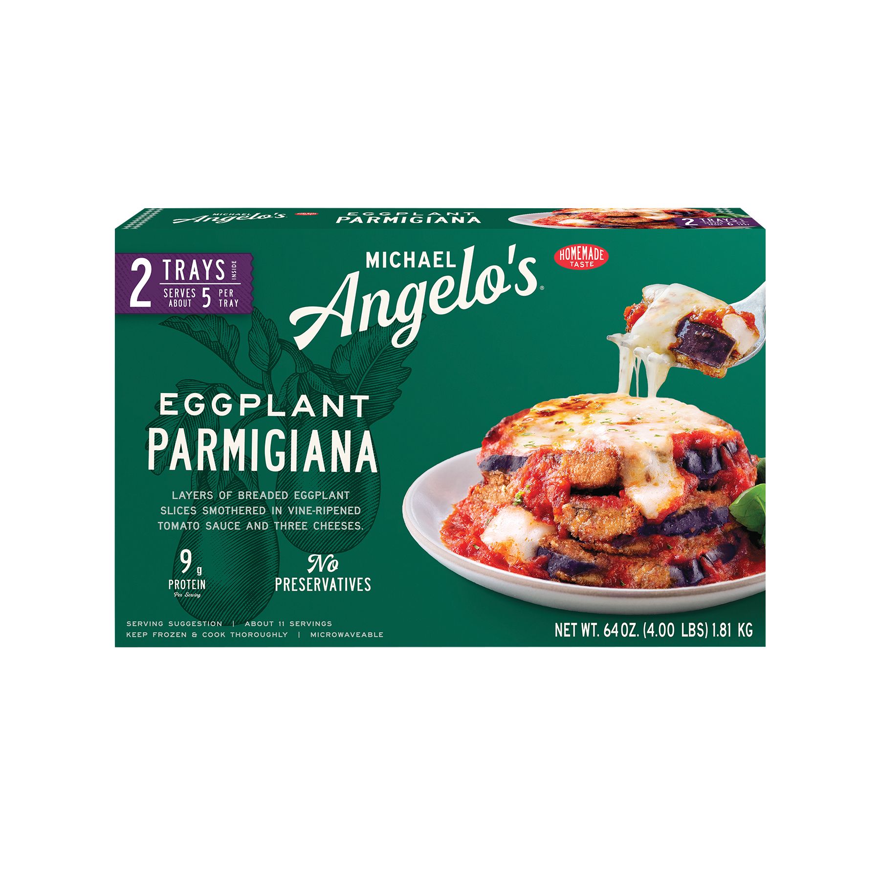 Michael Angelo's Eggplant Parmesan, 32 oz., 2 pack