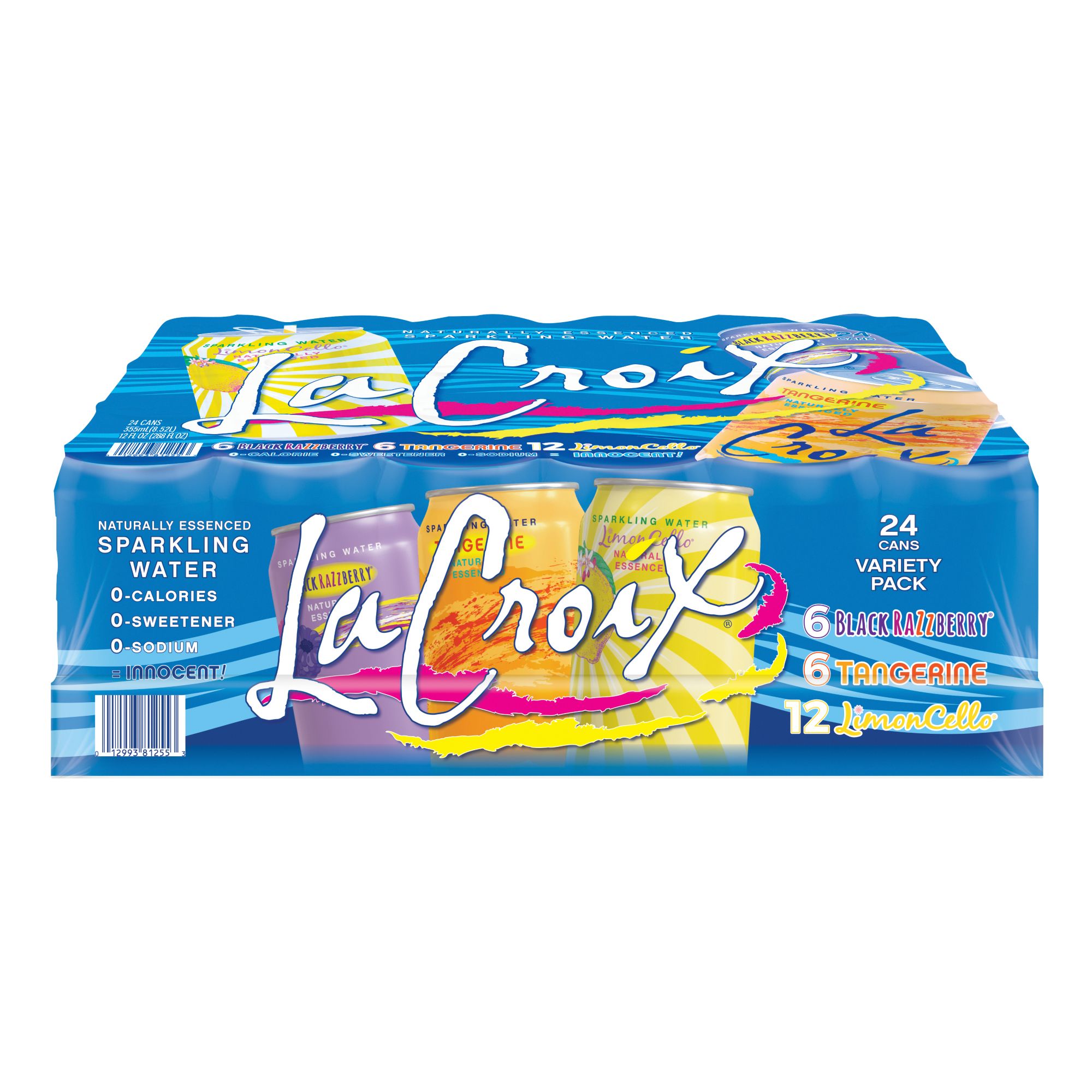 LaCroix Sparkling Water Summer Variety Pack, 12 oz., 24 pack