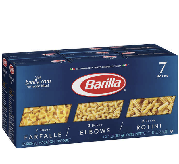 Barilla Pasta Variety Pack 16 oz (7-pk)
