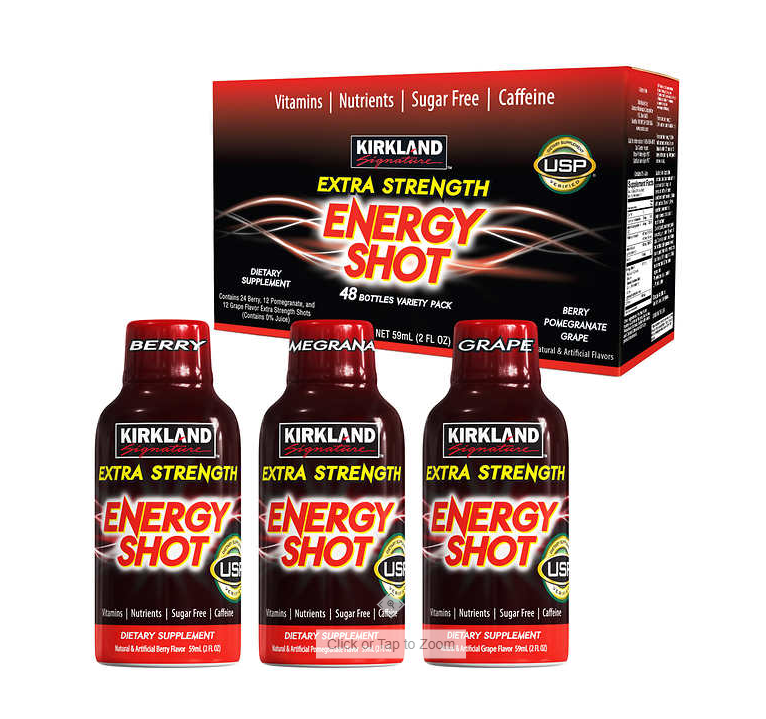 Kirkland Signature Extra Strength Energy Shot Variety Pack 2 o