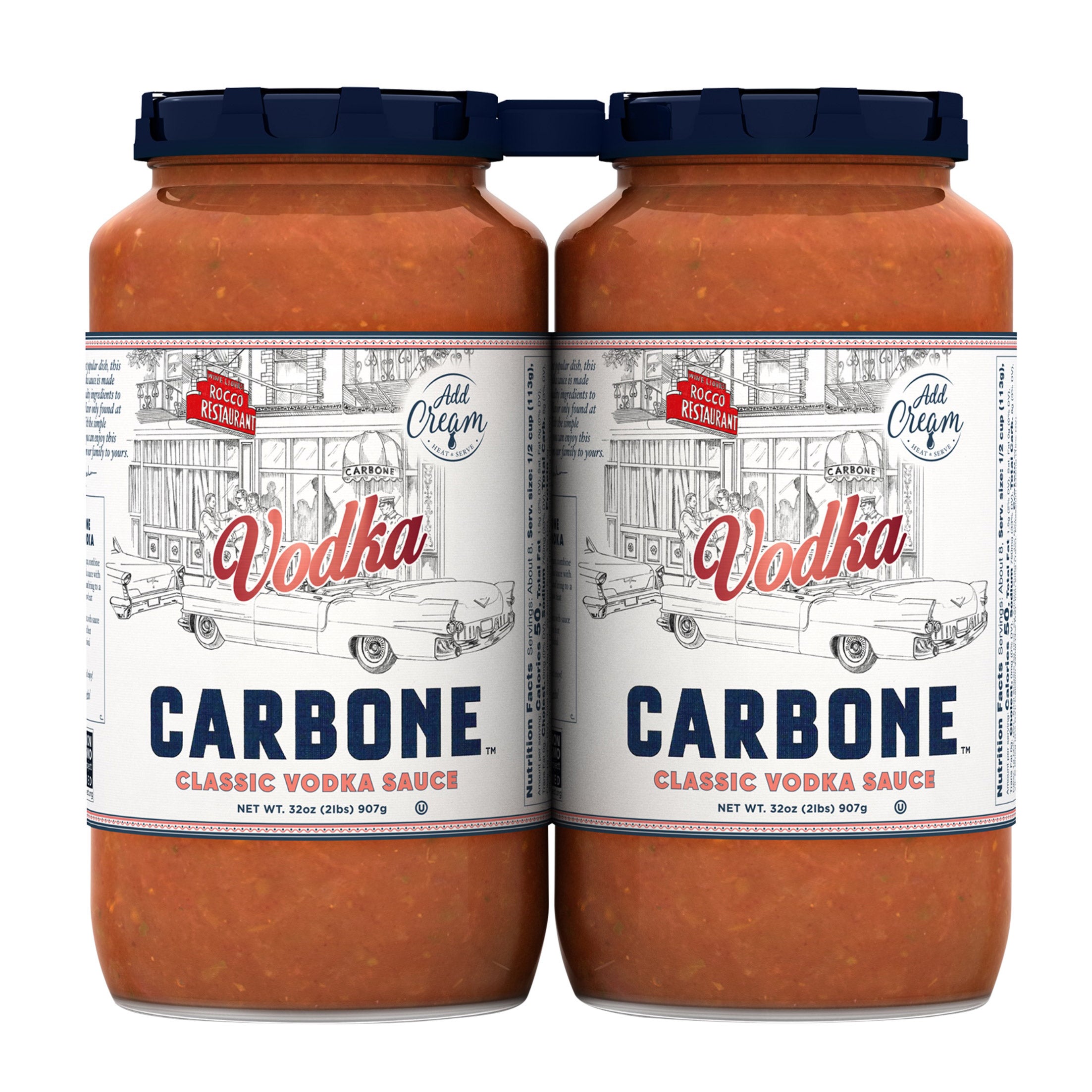 Carbone Fine Foods Vodka Sauce 32 oz, 2 count