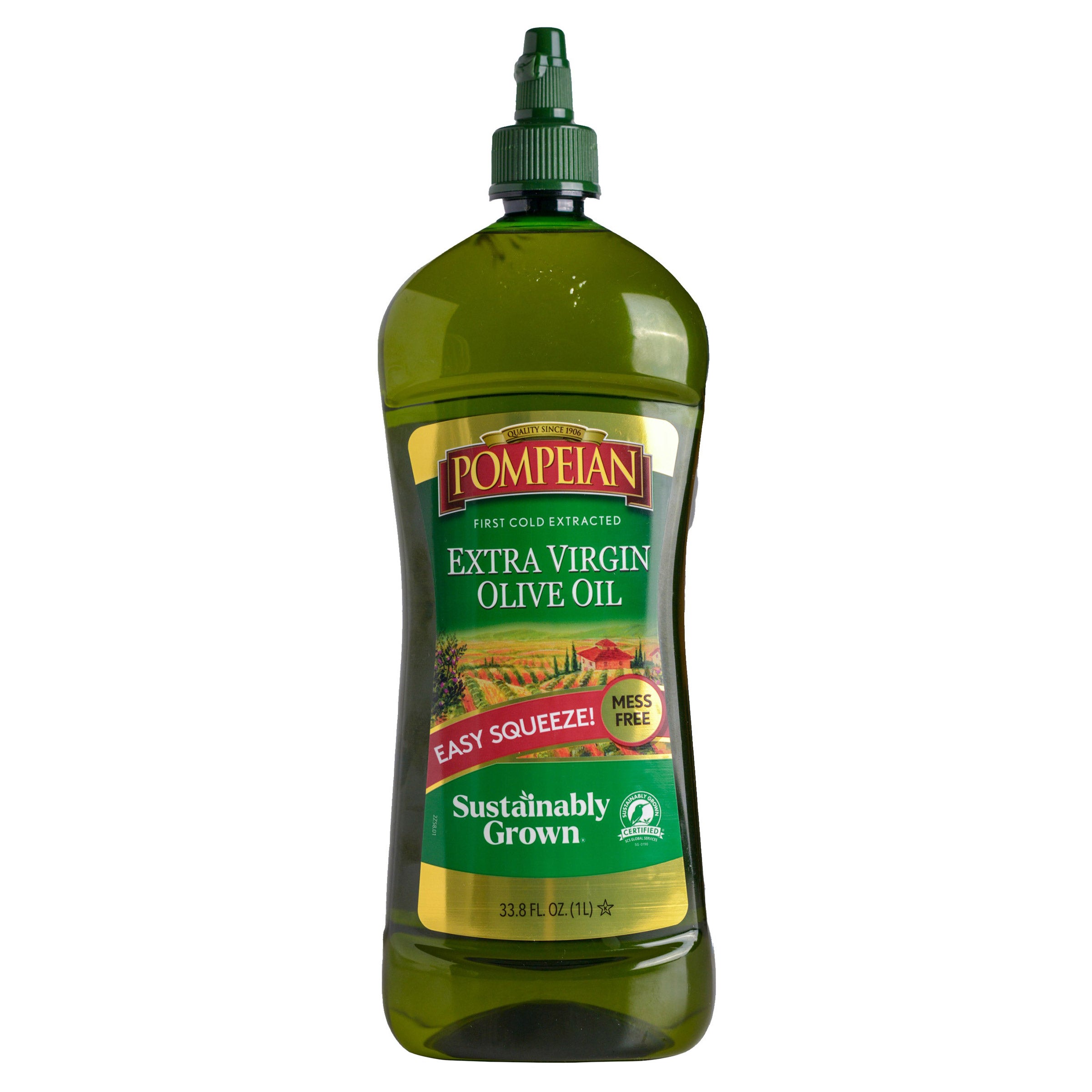 Pompeian Sustainably Grown Extra Virgin Olive Oil 33.8 oz