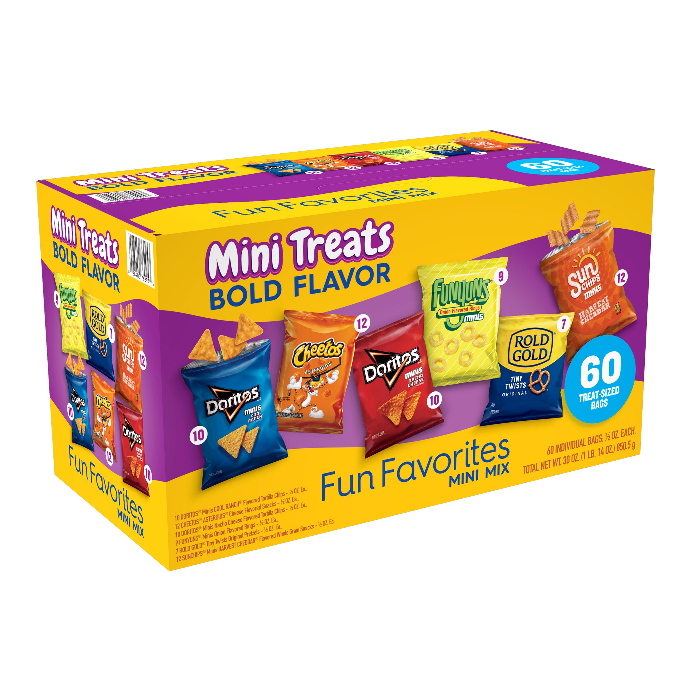 Frito Lay Mini Treats Variety 60 count