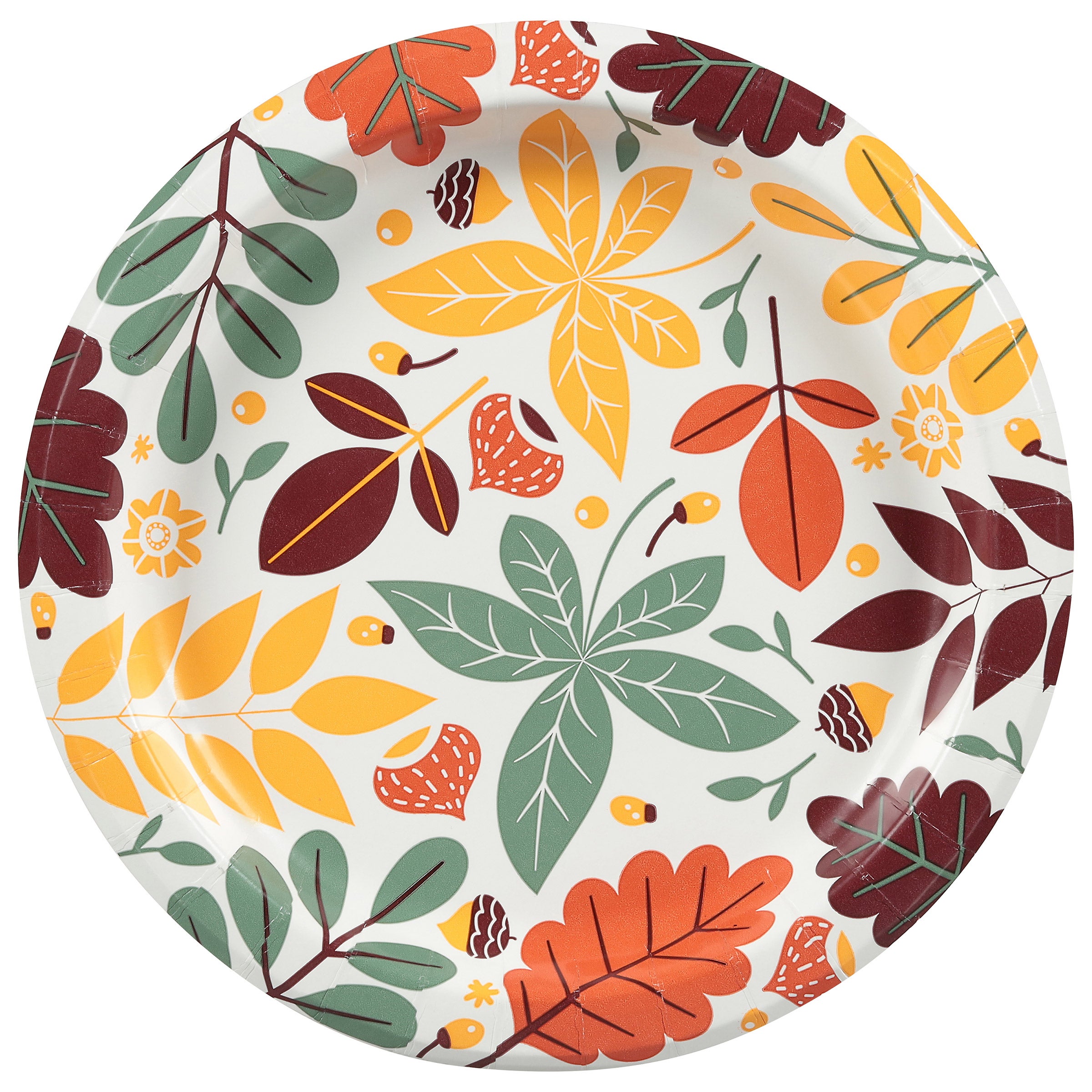 Chinet Pizzazz Fall Plates, 10", 100 count