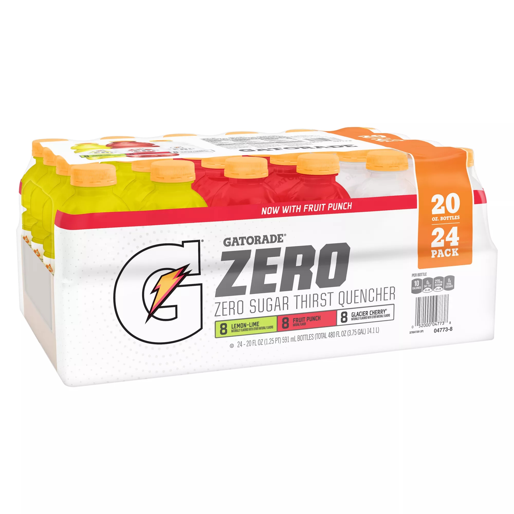 Gatorade Zero Sugar Thirst Quencher Drinks Variety Pack 20 fl