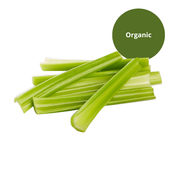 Organic Celery Sticks, 2.5 lbs