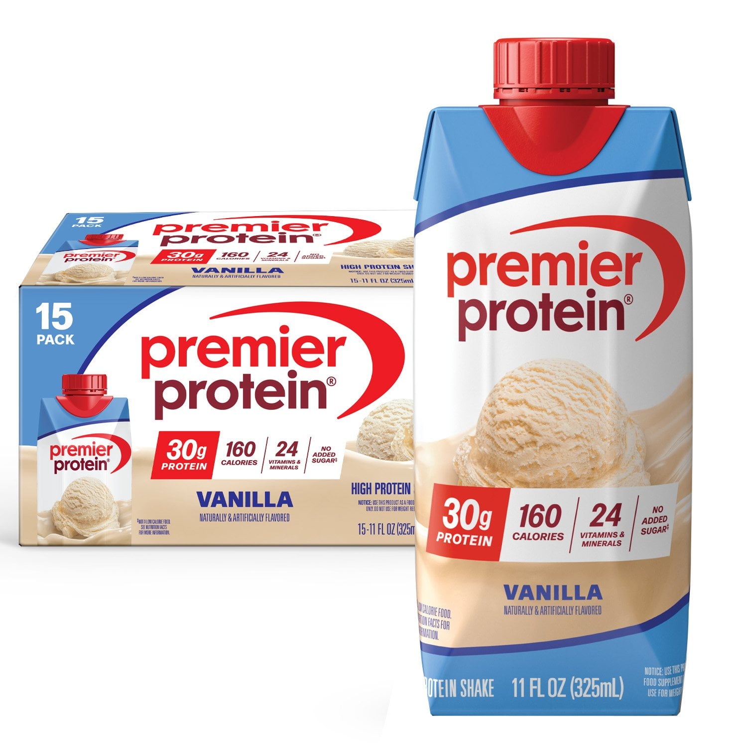 Premier Protein Shakes Vanilla 11 fl oz (15-pk)