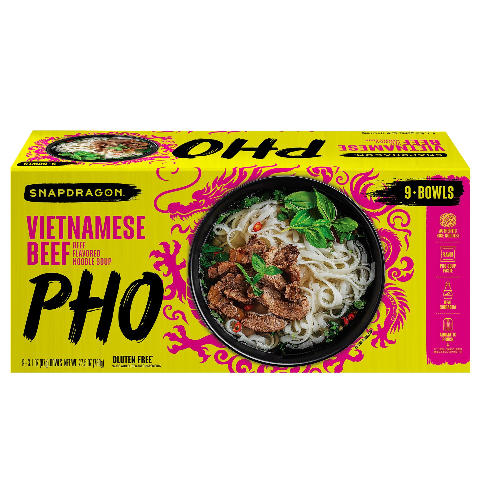 Snapdragon Vietnamese Pho Bowls 9 count, 3.1 oz