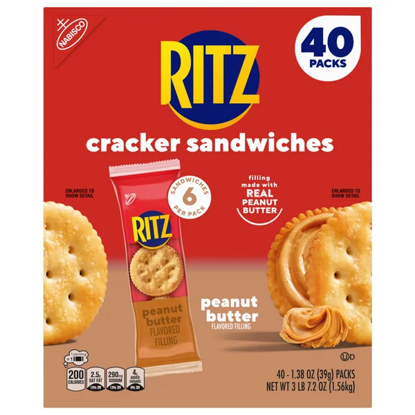 Ritz Cracker Pb Sandwiches 40 ct