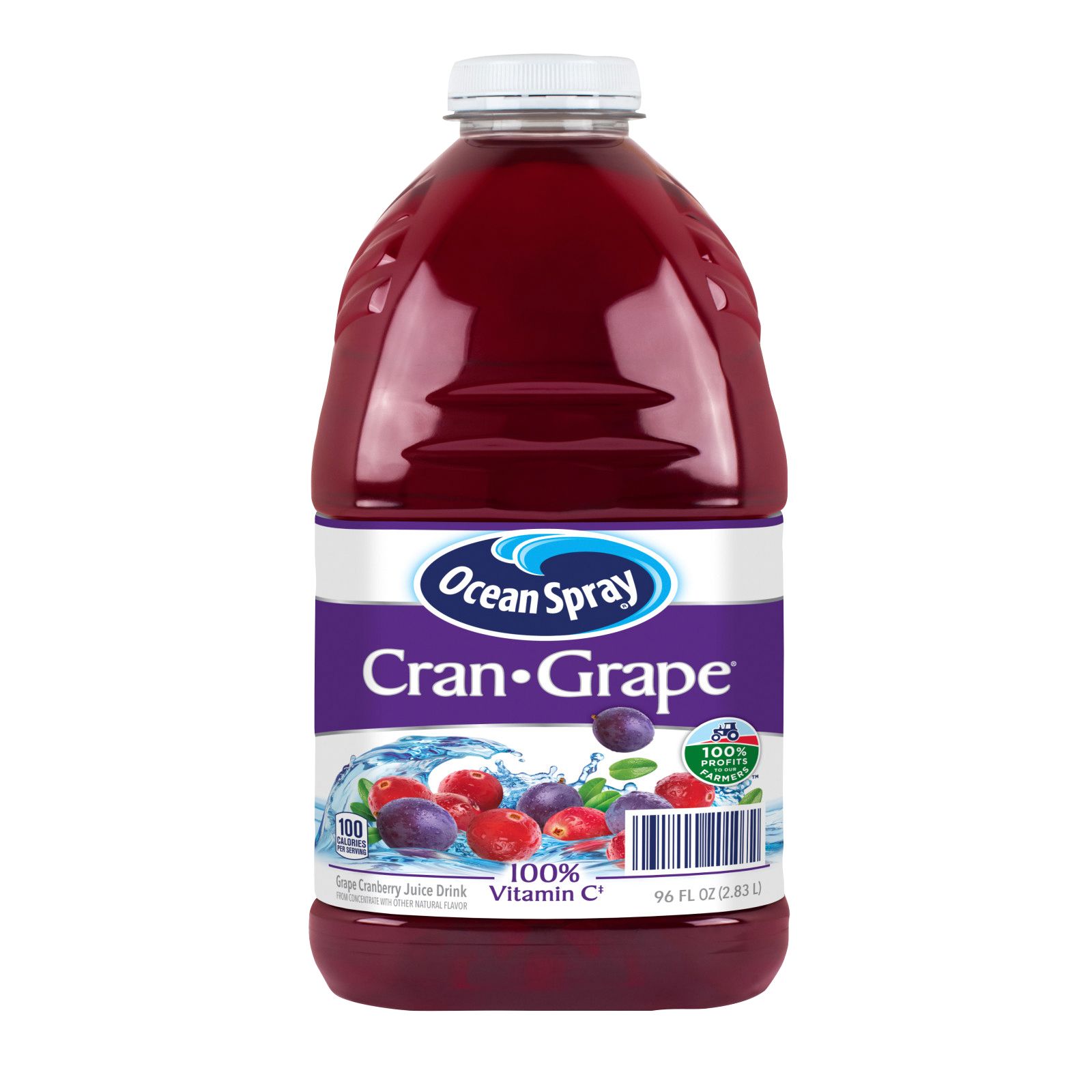 Ocean Spray Cran-Grape Cranberry Grape Juice Drink, 96 fl. oz., 2 pk