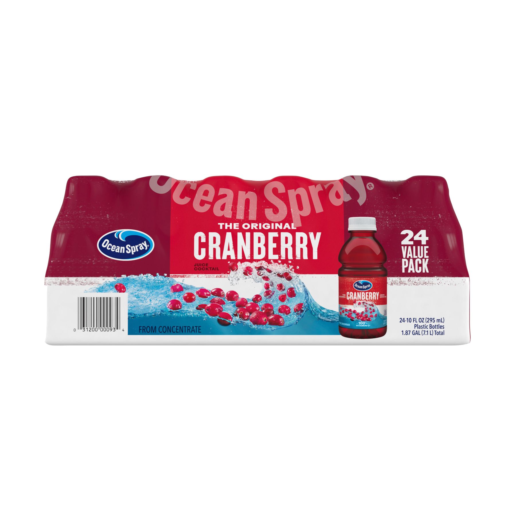 Ocean Spray Juice Cocktail Cranberry 10 fl oz (24-pk)