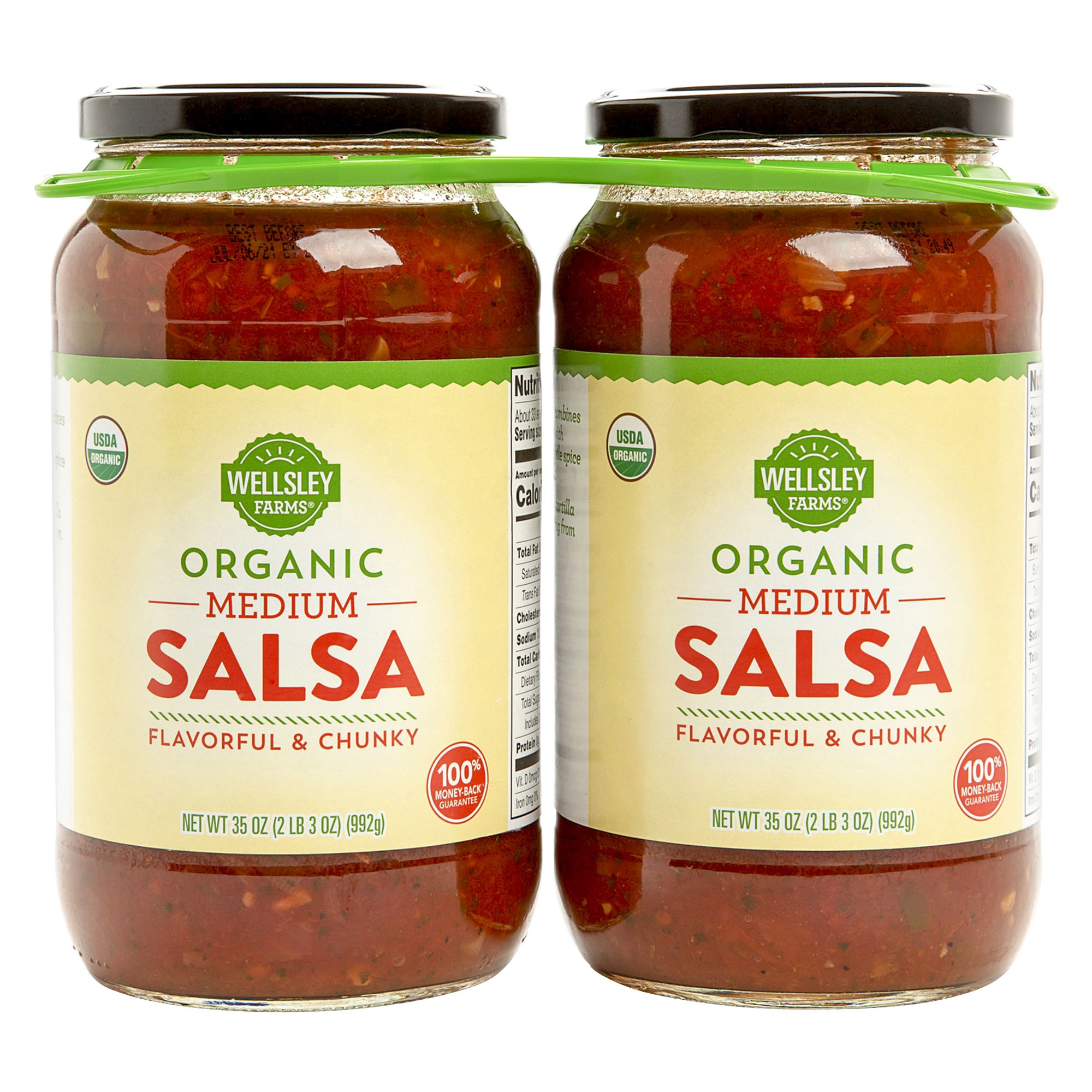 Wellsley Farms Organic Medium Salsa 35 oz (2-pk)