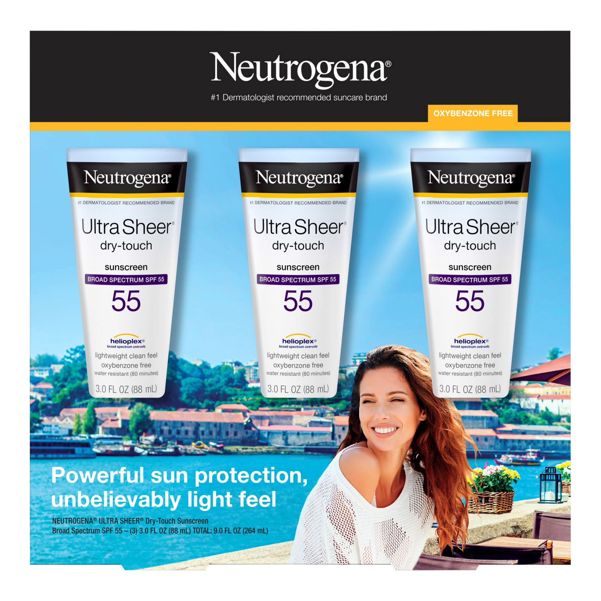 Neutrogena Ultra Sheer Dry-Touch Broad Spectrum 55 SPF Sunscreen