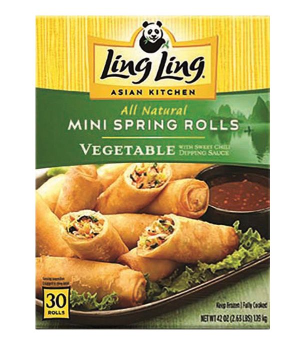 Ling Ling Mini Vegetable Spring Rolls, 30 count