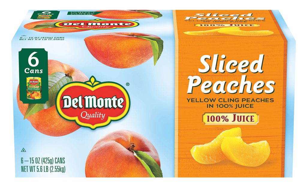 Del Monte Sliced Peaches 15 oz (6-pk)