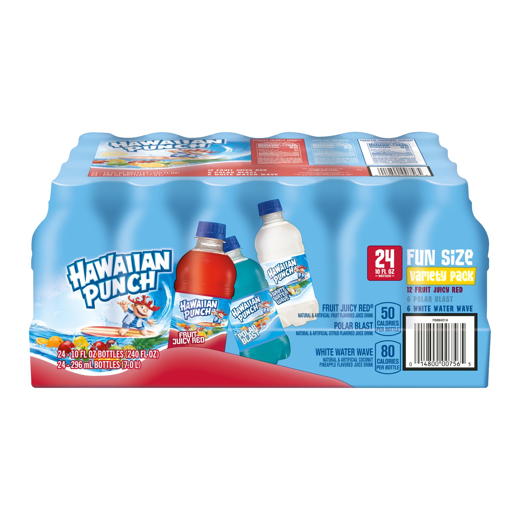 Hawaiian Punch Fun Size Juice Drinks Variety Pack 10 fl oz (24