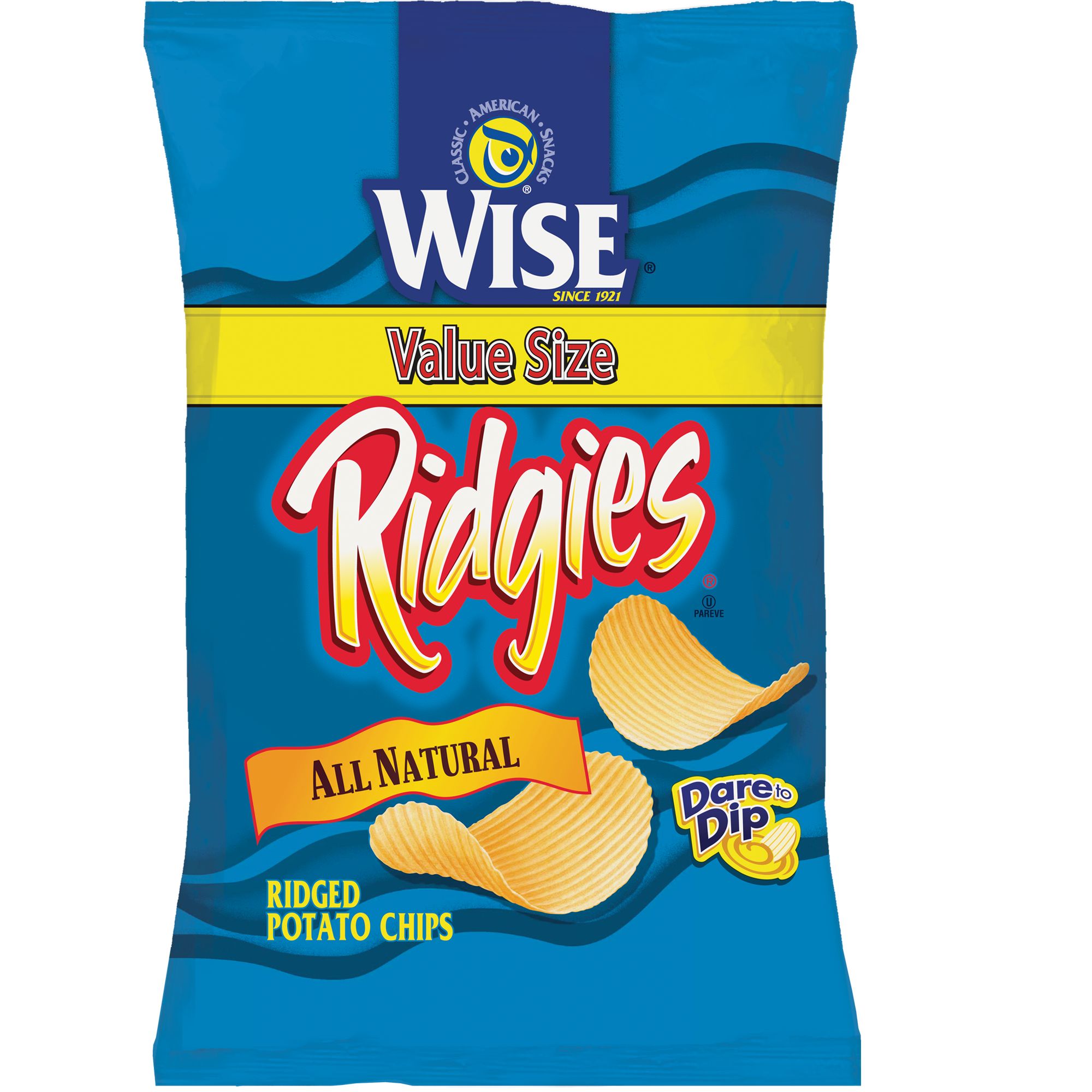 Wise Potato Chips Ridges 16 oz