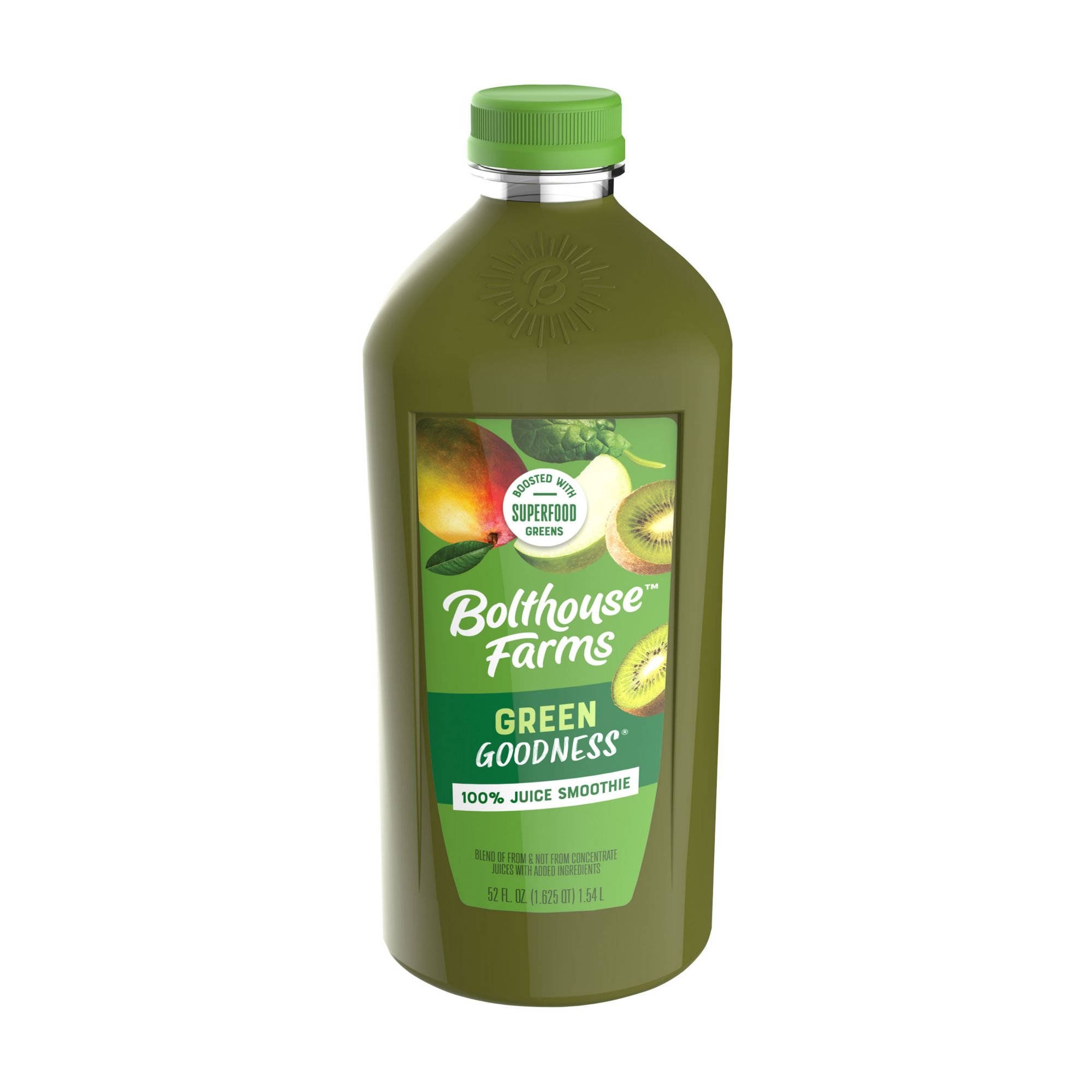 Bolthouse Farms Green Goodness 100% Fruit Juice Smoothie, 52 oz.