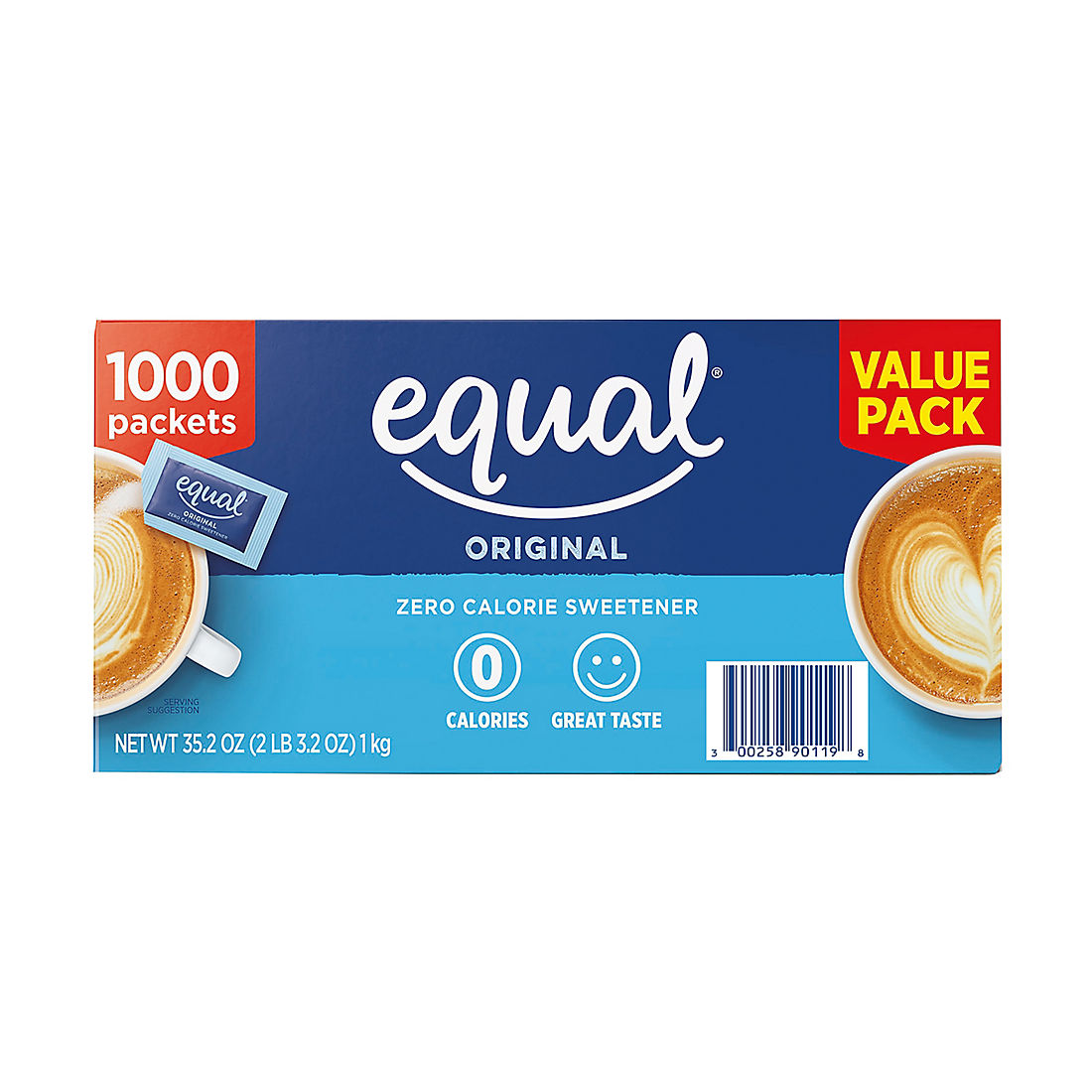 Equal Original Zero Calorie Sweetener 1000 ct