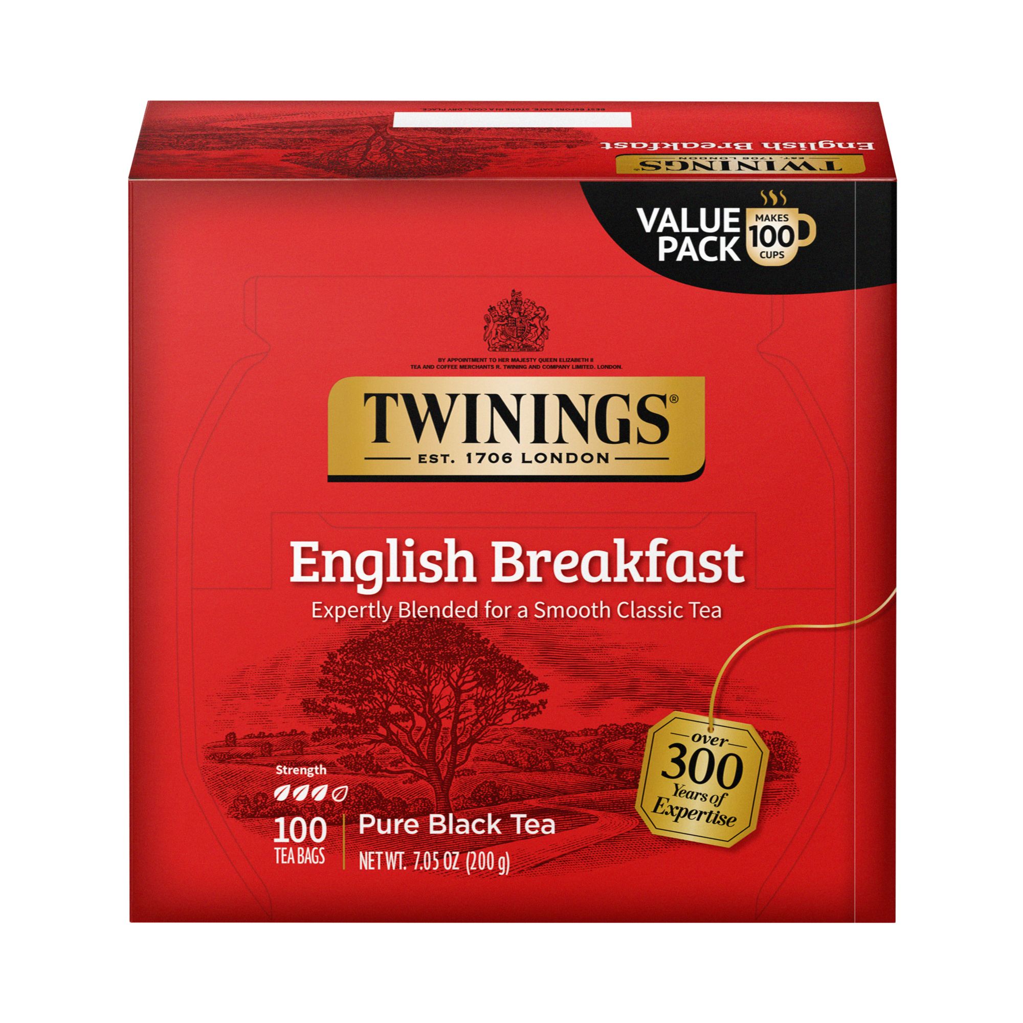 Twinings Tea Bags English Breakfast 100 ct