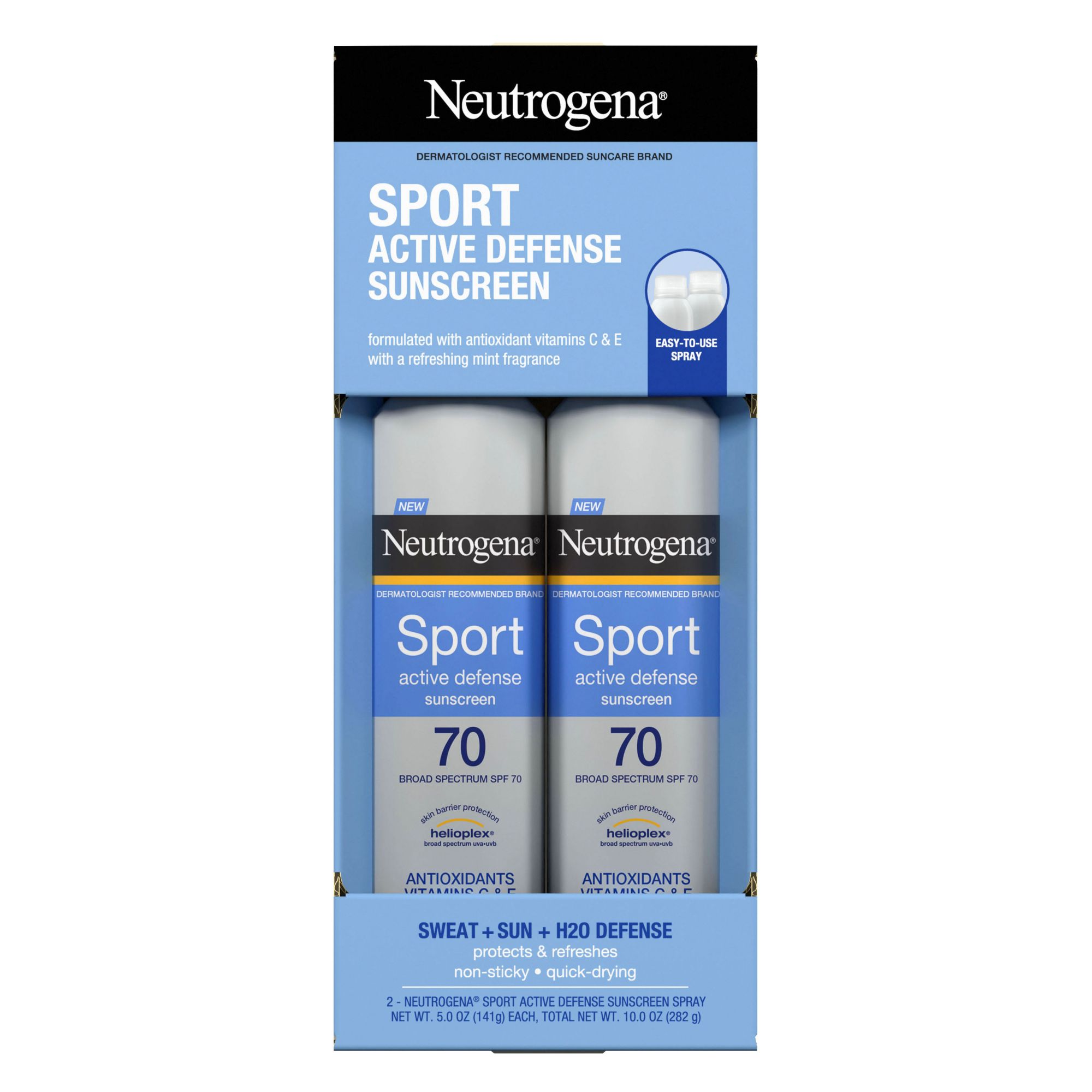Neutrogena Sport Active Defense Broad Spectrum 70 SPF Sunscreen