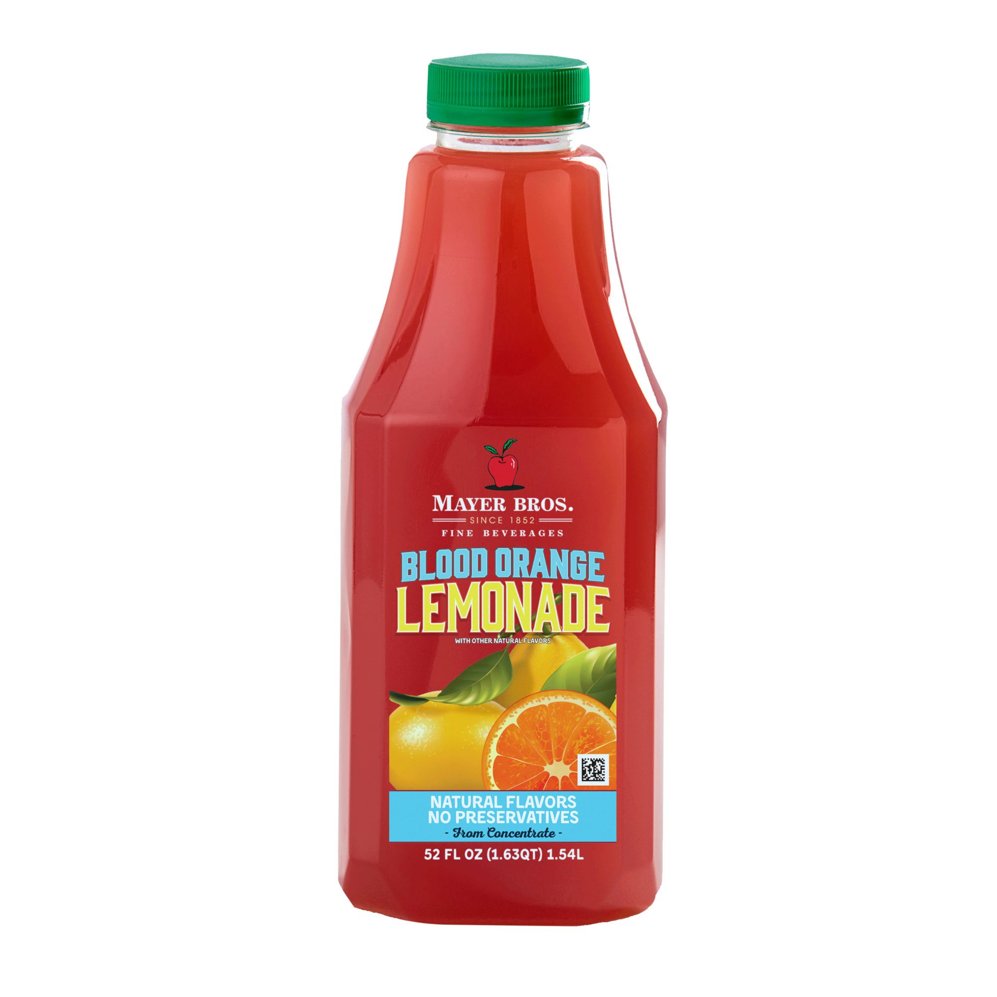 Mayer Bros Blood Orange Lemonade, 52 oz.