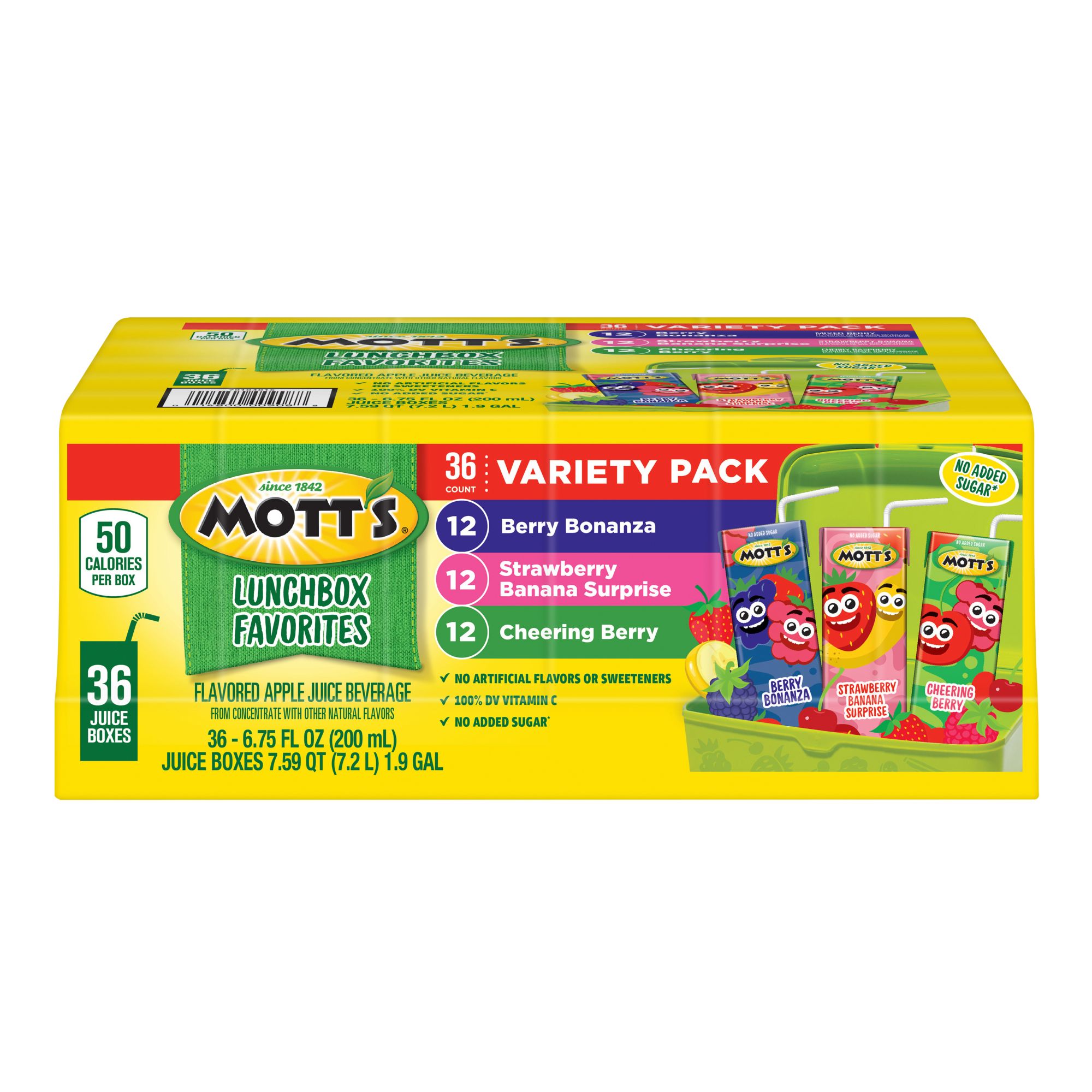 Mott's Lunchbox Favorites Juice Drink Variety Pack, Boxes, 6.75 fl. oz ...