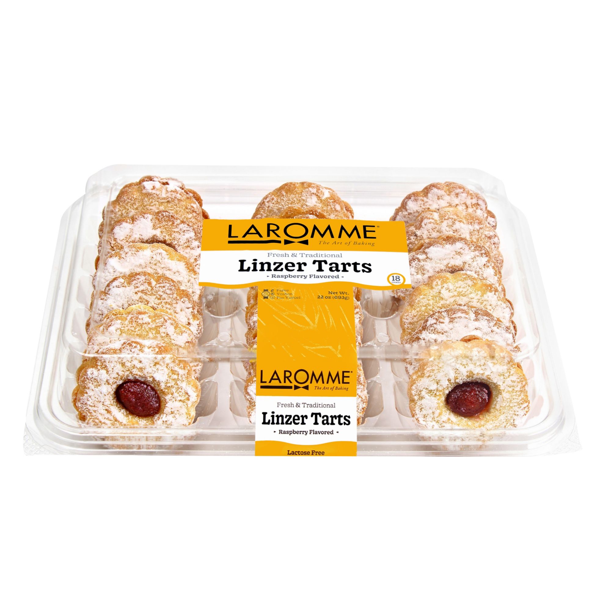 Laromme Linzer Tart Raspberry Cookies, 18 count
