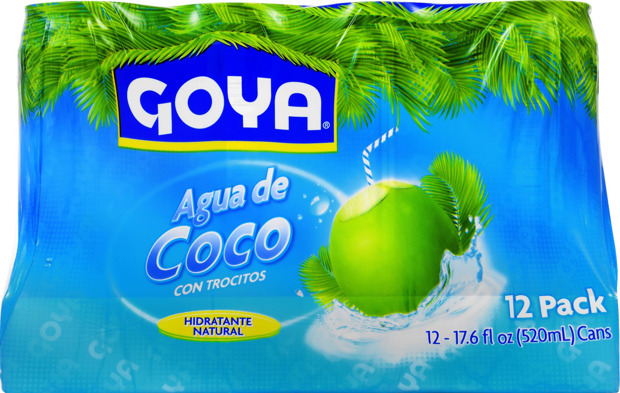 Goya Coconut Water Cans 17.6 fl oz (12-pk)