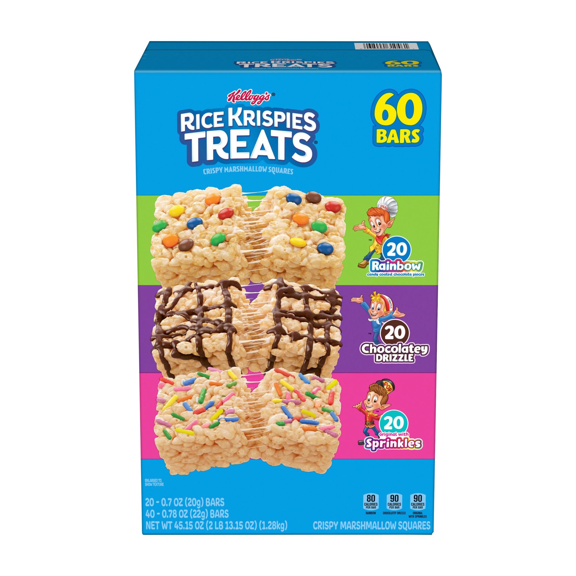 Rice Krispies Treats Crispy Marshmallow Squares Variety Pack, Kids ...