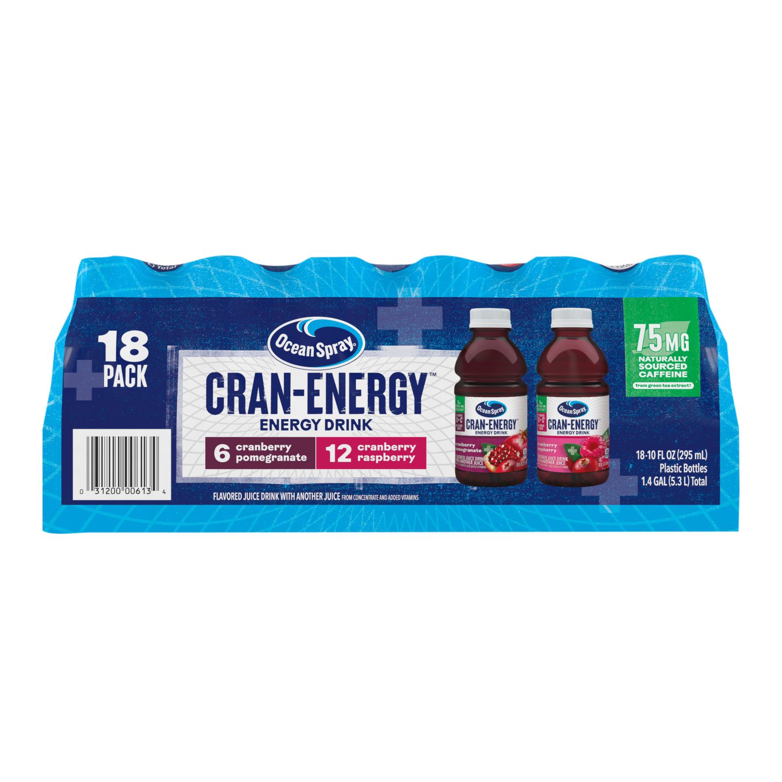 Ocean Spray Cran Energy Juice Drinks Variety Pack, Bottles, 10 fl. oz ...