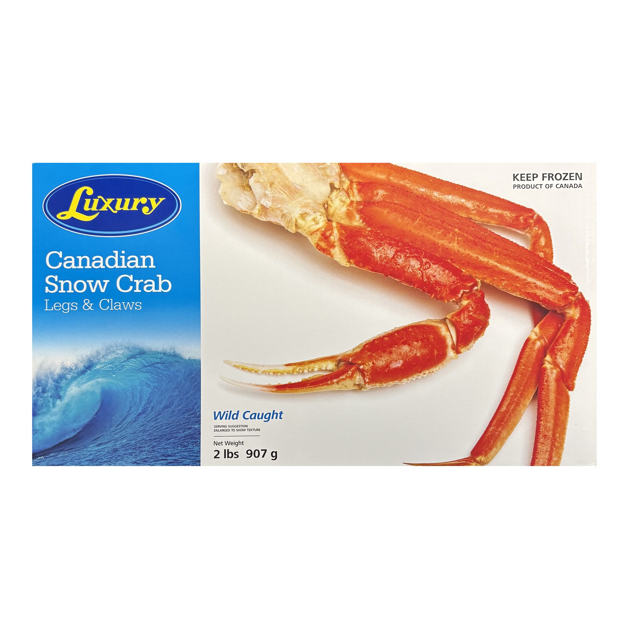 Luxury Canadian Snow Crab Sections, 2 lbs.