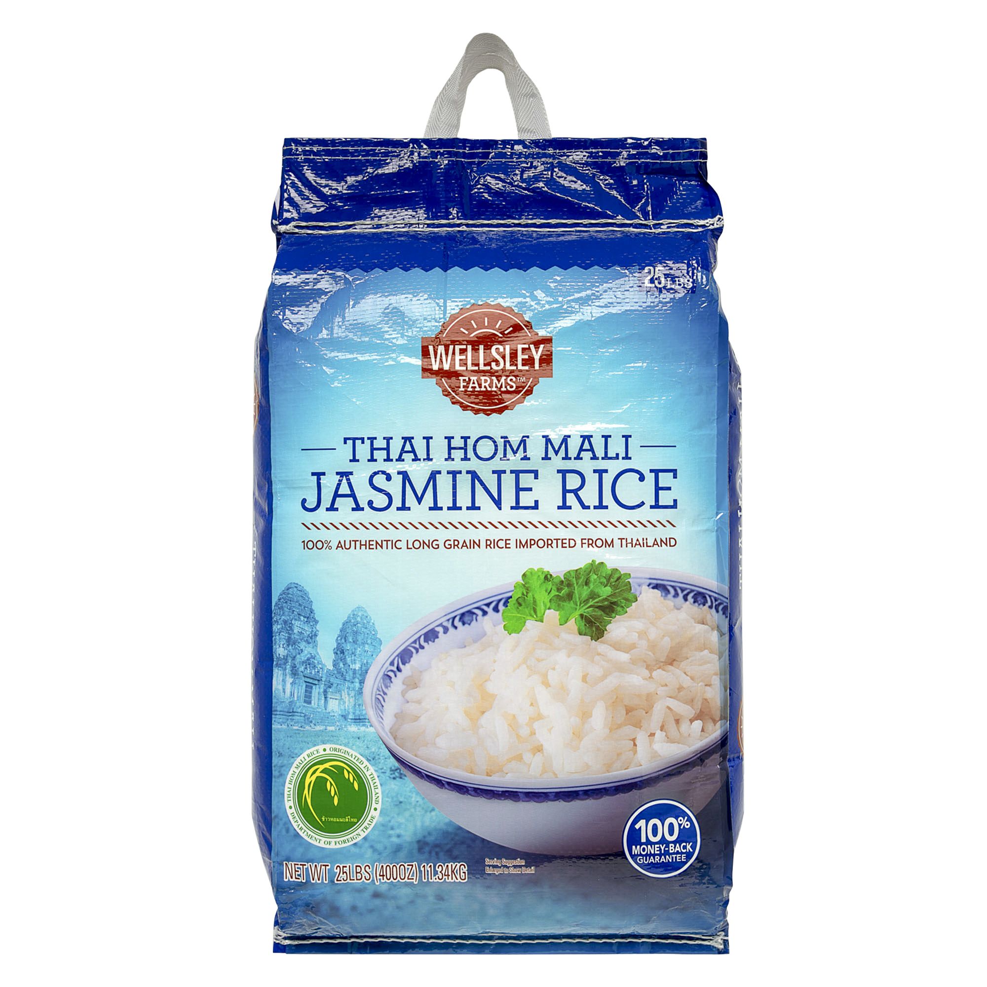 Wellsley Farms Thai Hom Mali Jasmine Rice 25 Pounds