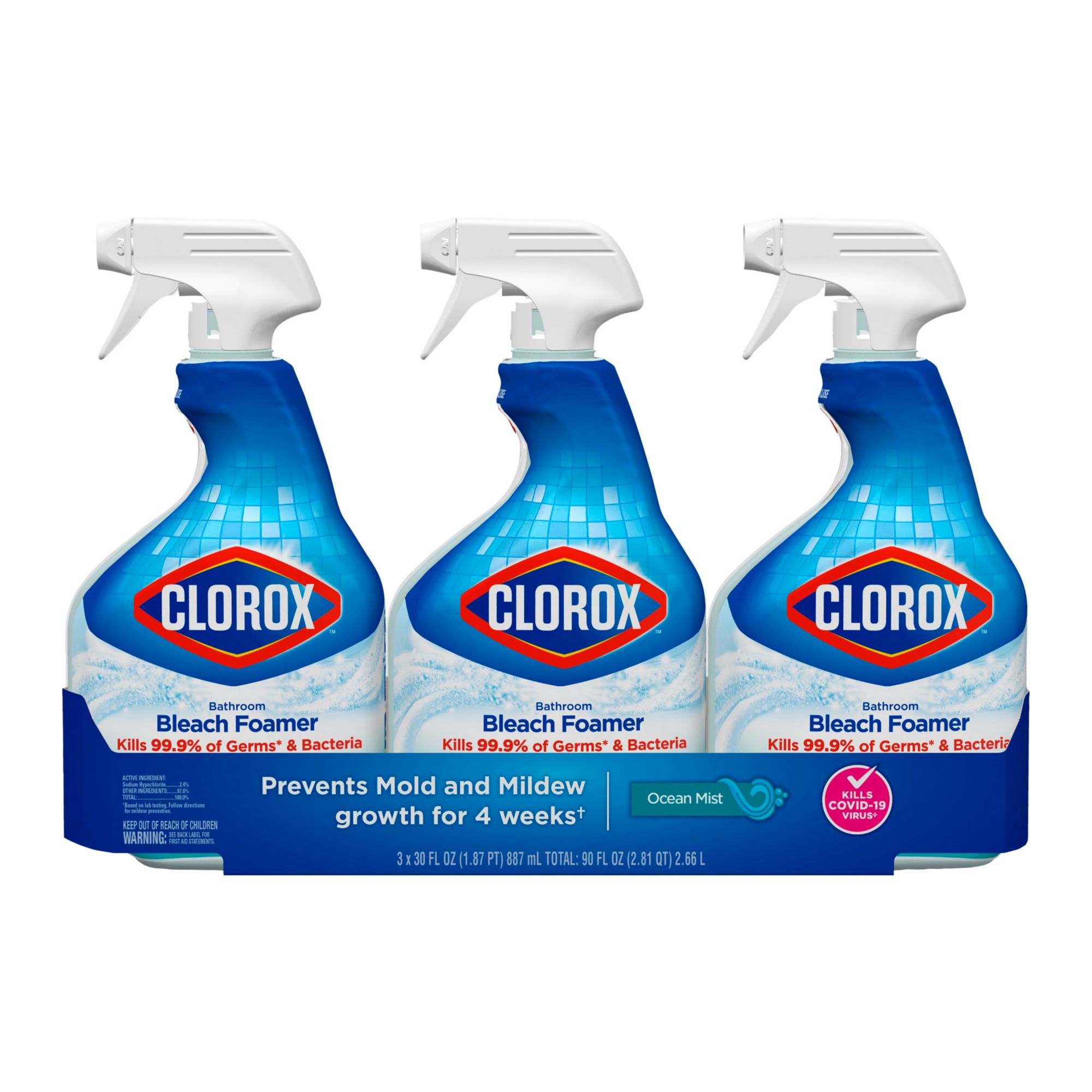 Clorox Bathroom Bleach Foamer 30 fl oz (3-pk)