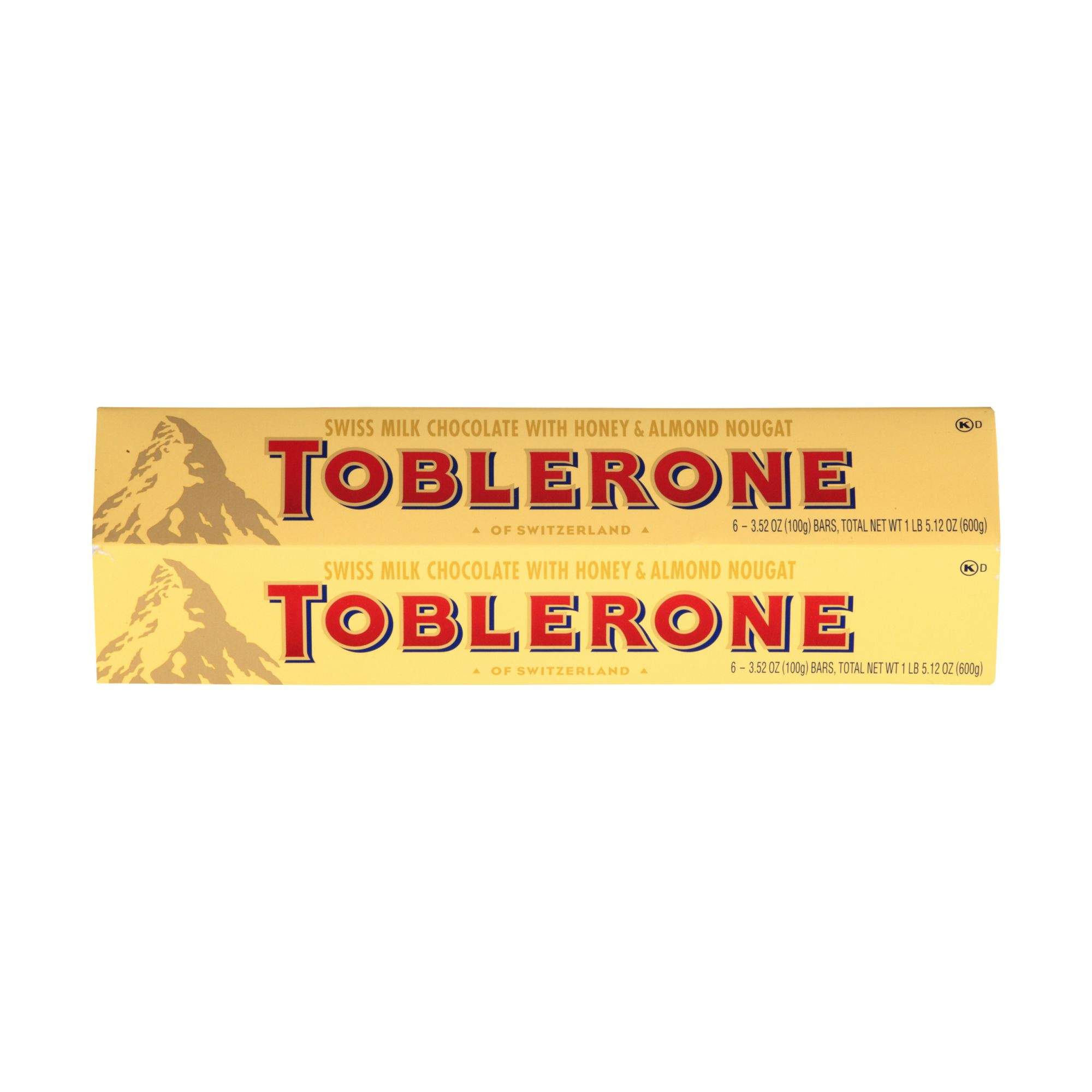 Toblerone Swiss Milk Chocolate Bar 3.52 oz (6-pk)