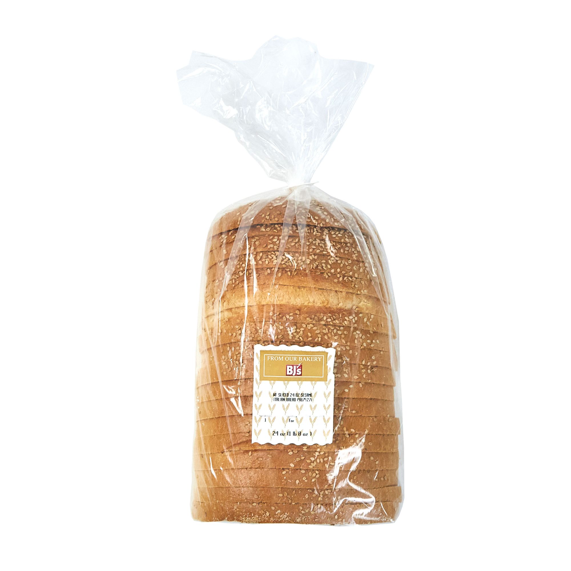 Wellsley Farms Sliced Bread Sesame Italian 24 oz