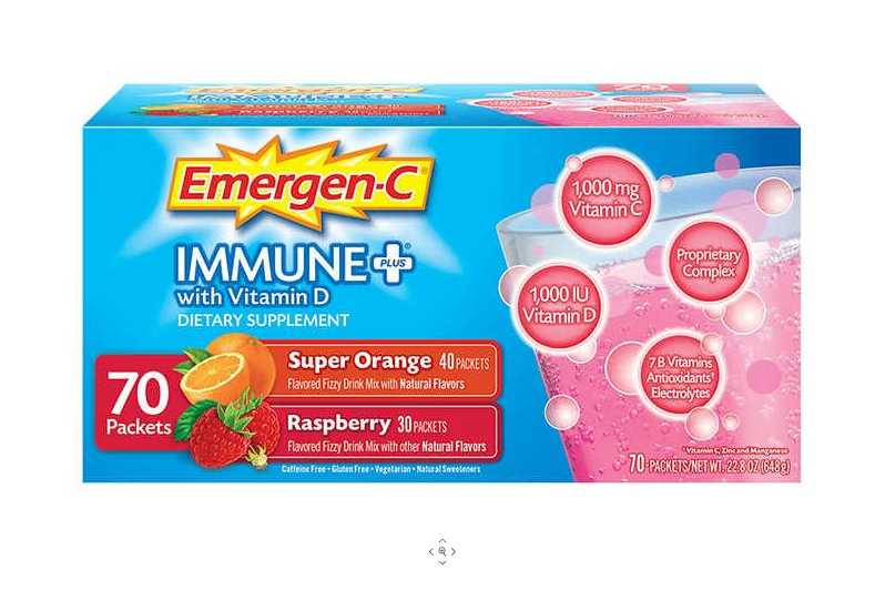 Emergen-C Vitamin C 1000mg-pkets Variety Pack 70 ct