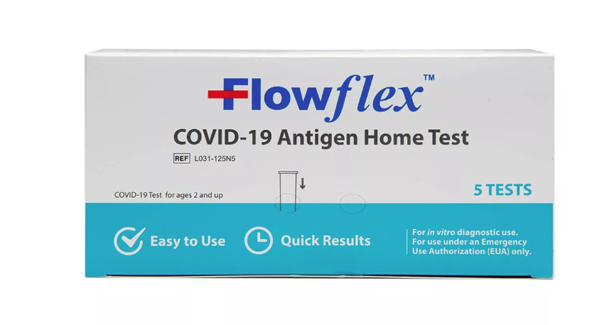 Flowflex Covid-19 Antigen Home Test 5 ct