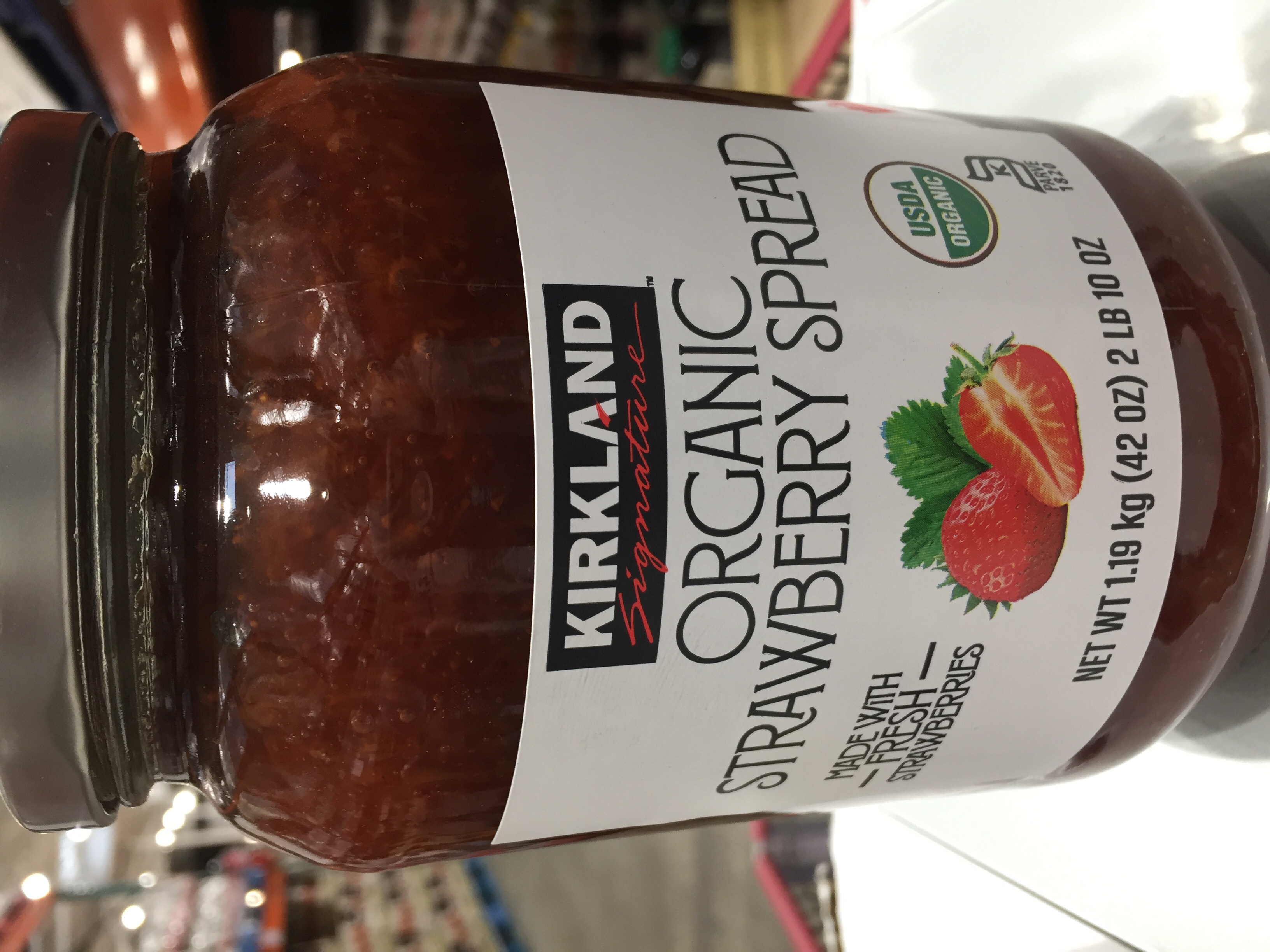 Kirkland Signature Organic Strawberry Spread 42 oz