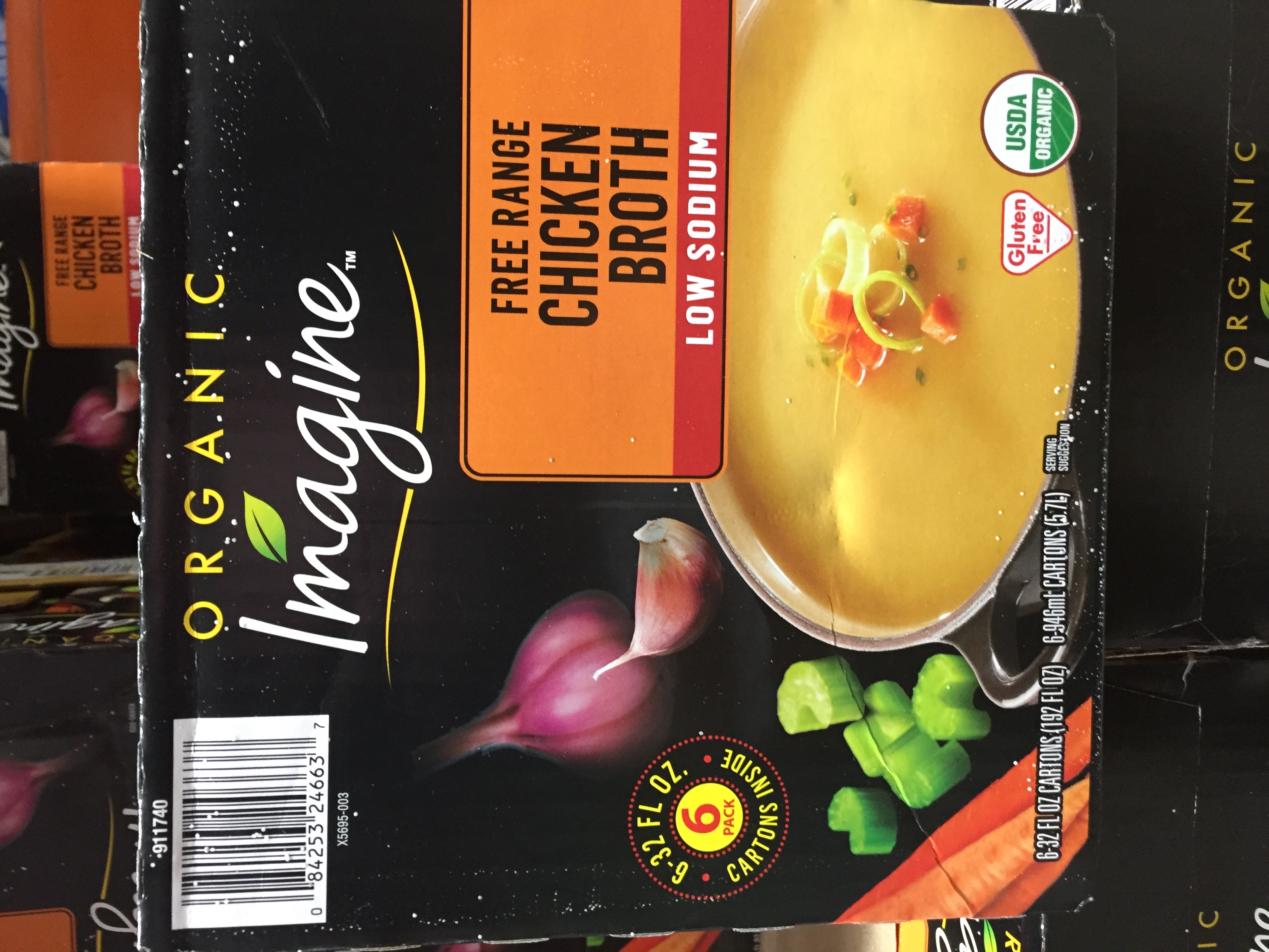 Imagine Organic Free-Range Chicken Broth 32 fl oz