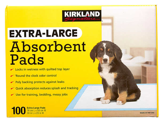 Kirkland Signature Absorbent Pads Extra Large 100 ct