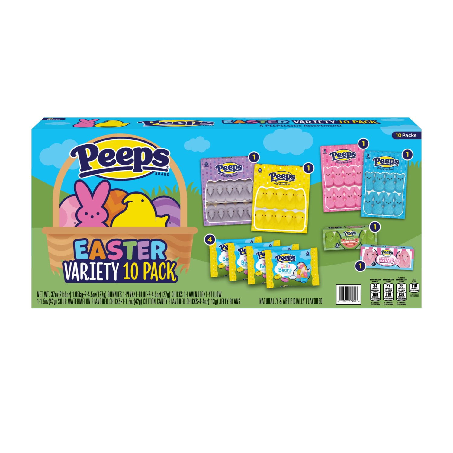 PEEPS® Easter Variety Pack, 10 pack.