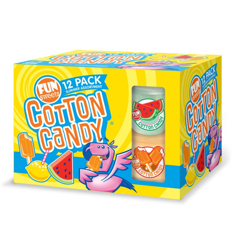 Fun Sweets Cotton Candy Variety Pack 12 ct