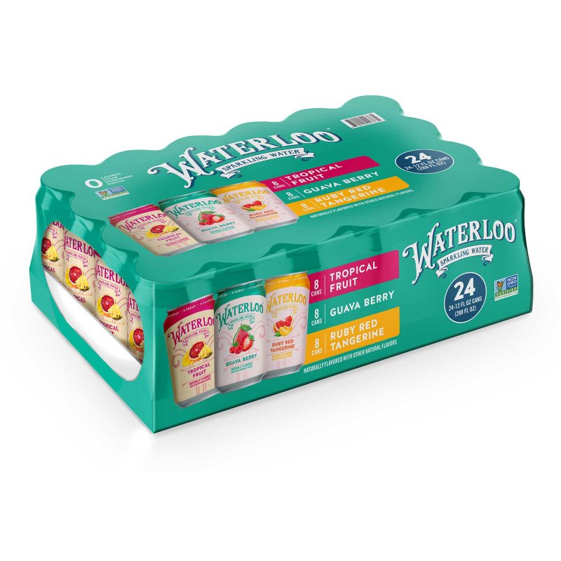 Waterloo Sparkling Water Variety Pack 12 fl. oz., 24 pack