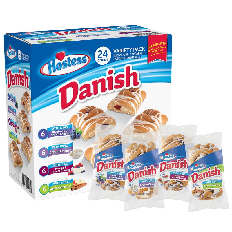 Hostess Danish Variety Pack 2.75 oz (24-pk)
