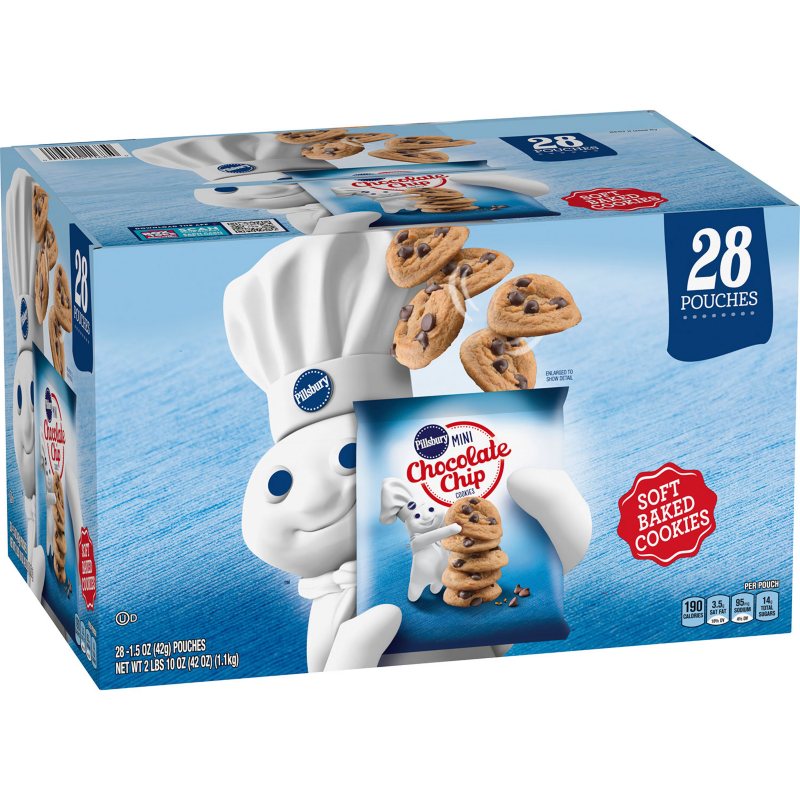 Pillsbury Mini Chocolate Chip Cookies 1.5 oz (28-pk)