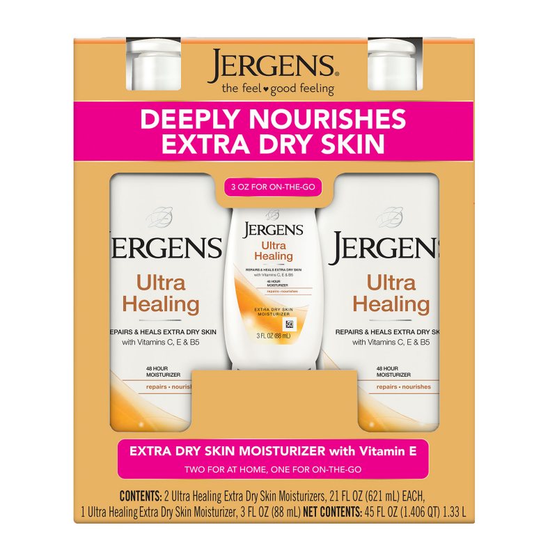 Jergens Ultra Healing Lotion with Bonus Bottle 3 ct